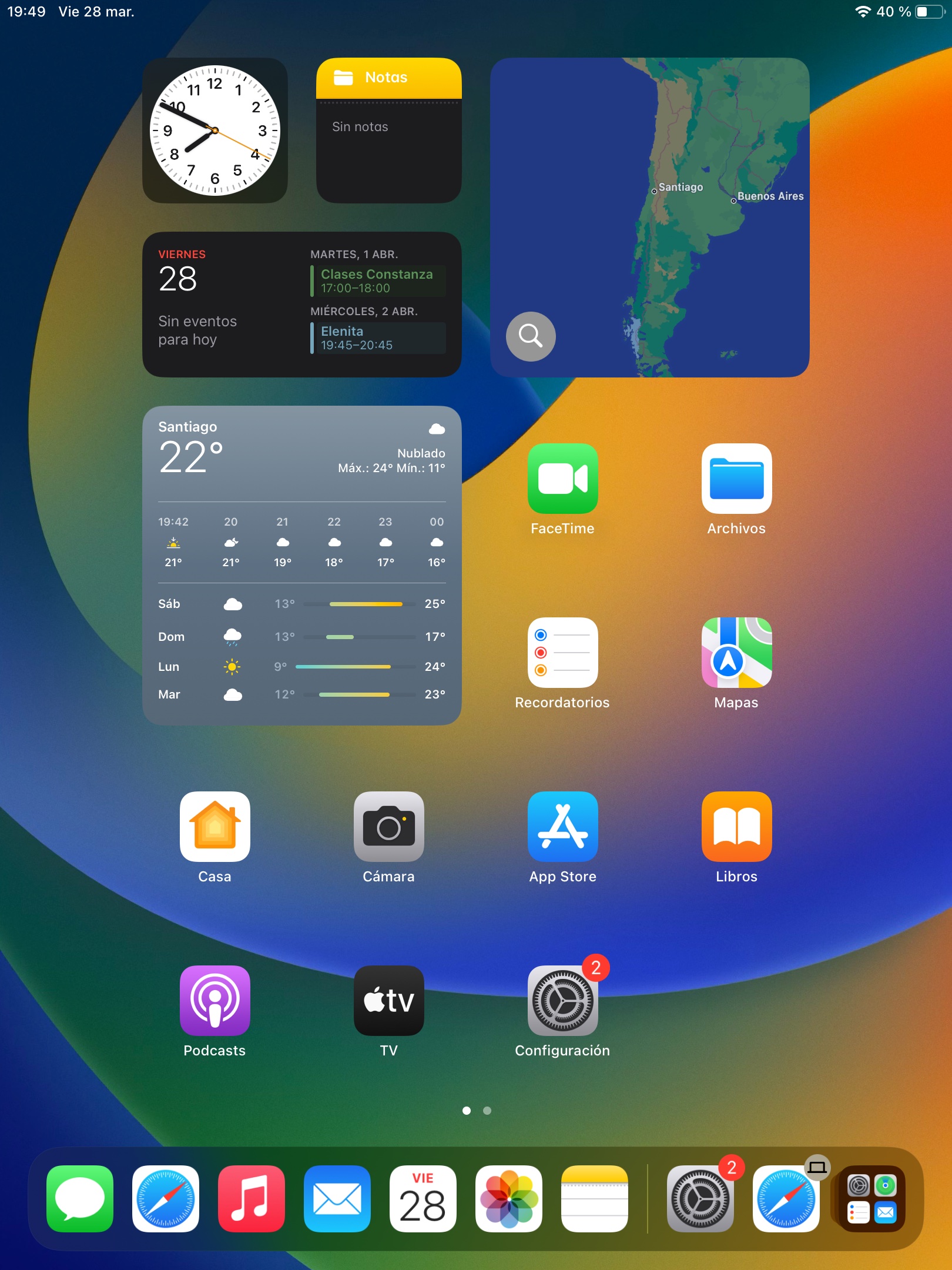 iPad de 10,2″ con Procesador Apple A10 Fusion M10 y 128GB de ...